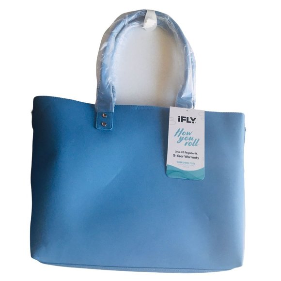 IFLY | Bags | Ifly Blue Weekender 9 In Tote And Crossbody Purse Pouch 5 ...